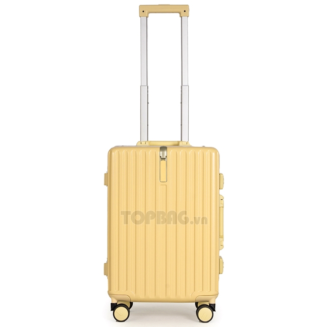 Vali nhựa khung nhôm Travel King 805 20 inch (S) - Vàng